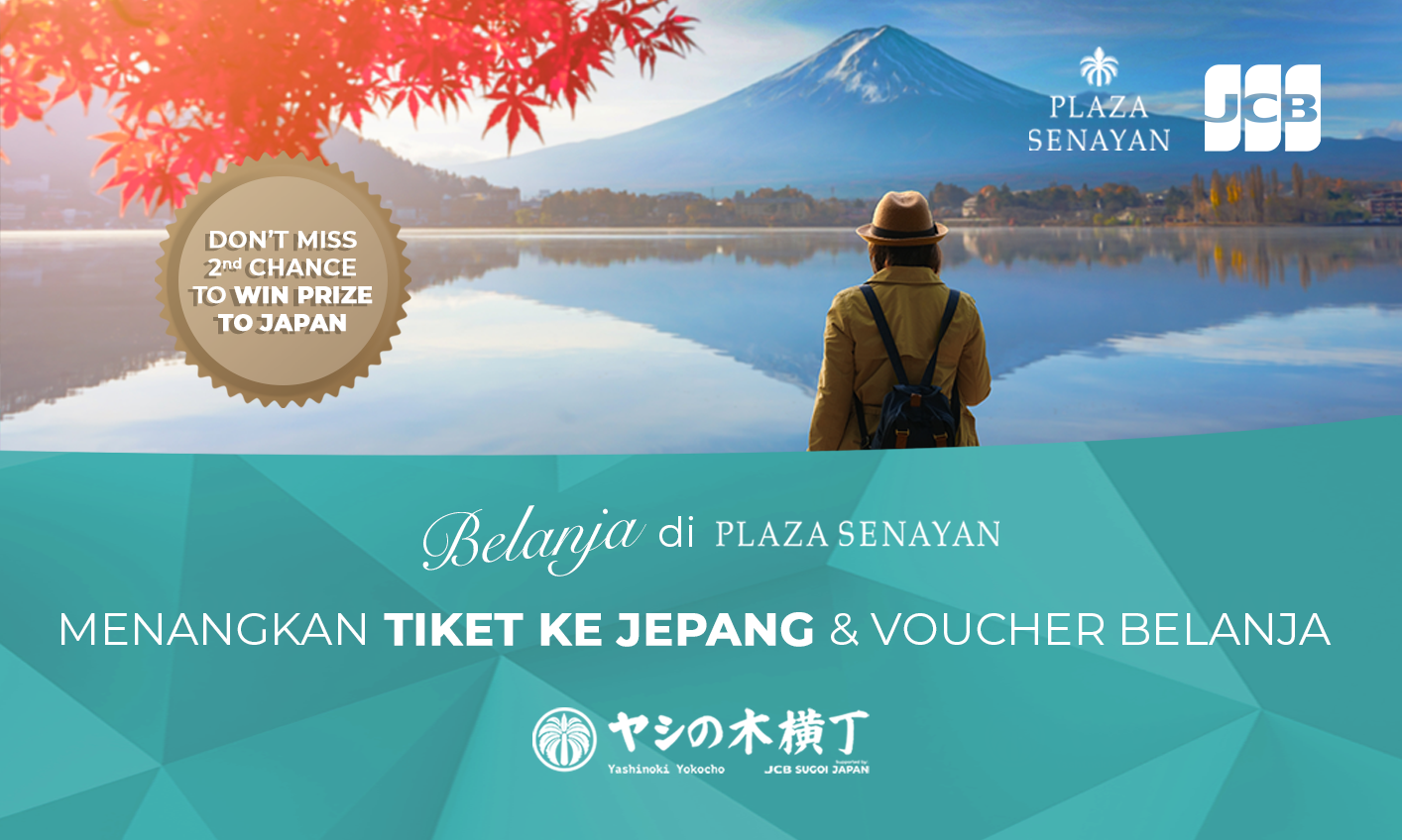 Dapatkan VOUCHER & HADIAH Spesial di Yashinoki Yokocho Plaza Senayan | Promo JCB | Indonesia ...
